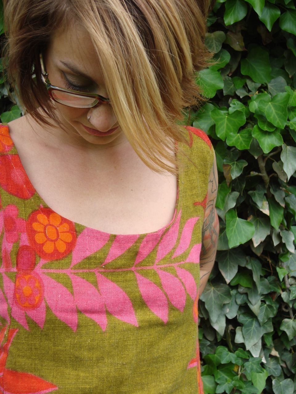 Custom Vintage Flower Tunic on Luulla